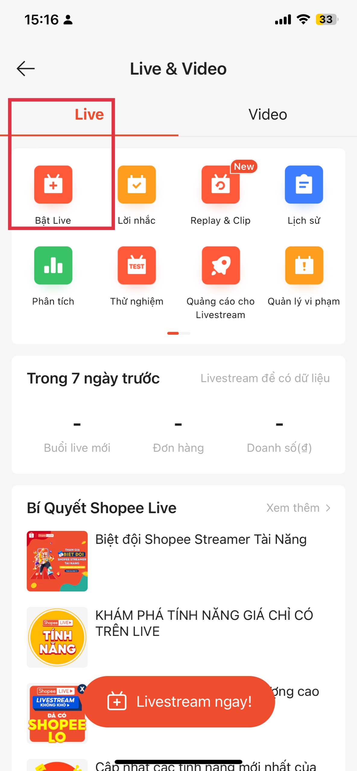 Hướng Dẫn Từ A Đến Z Livestream Trên Shopee