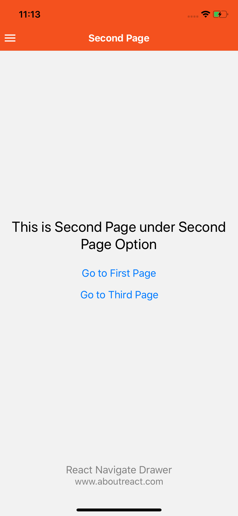 React navigation drawer: How to create it by using React navigation 5