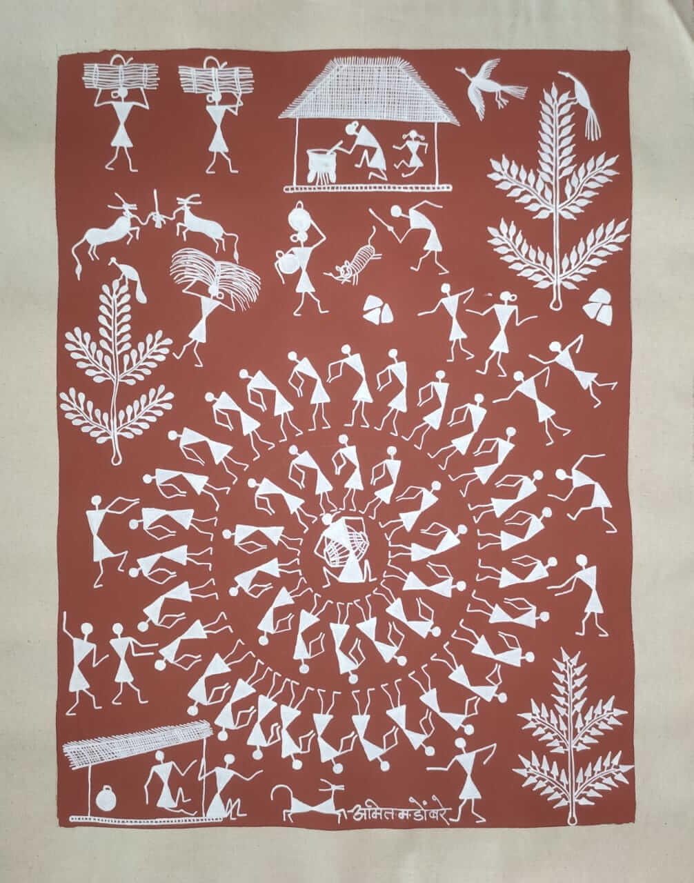 Warli Paintings | Buy warli Art paintings online