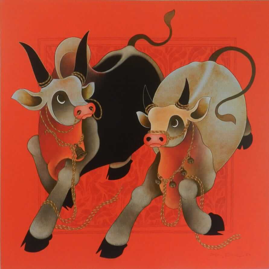 Bull Paintings | Famous Bull Paintings for Sale