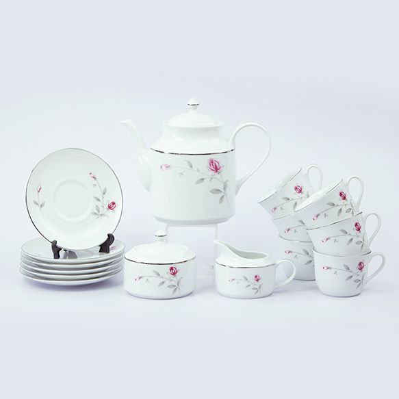 Cherry Gold 21 Pieces Dinner Set - Dankotuwa Porcelain PLC
