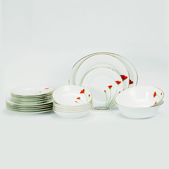 Cherry Gold 21 Pieces Dinner Set - Dankotuwa Porcelain PLC