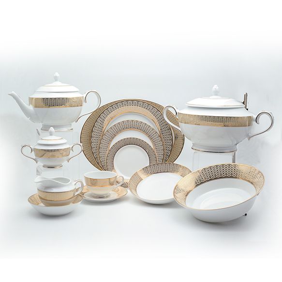 Twelve Person 93 Pcs Dinner Tea Sets - Dankotuwa Porcelain PLC