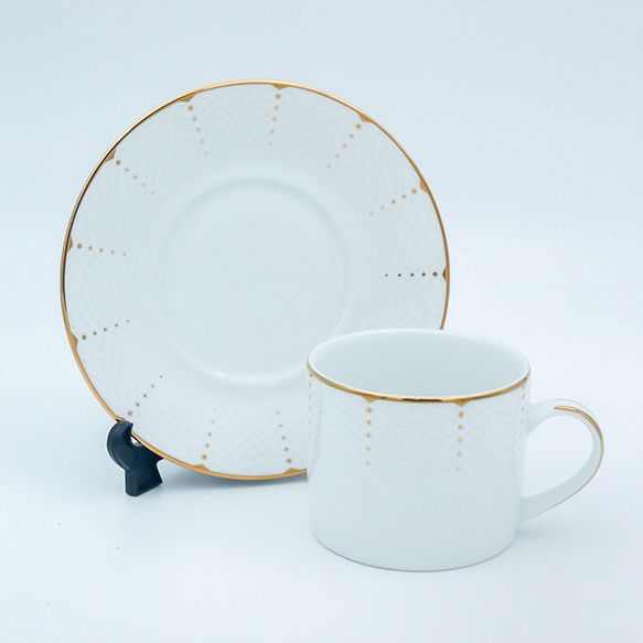 Tea Coffee Cup and Saucer - Dankotuwa Porcelain PLC Drinkware Individual Items