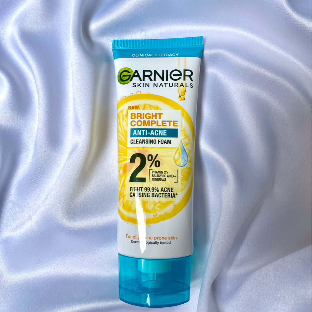 Garnier acne facial foam store