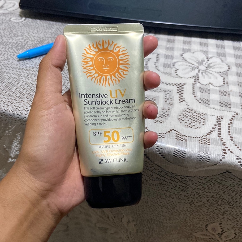 3W CLINIC Intensive UV Sunblock Cream - Beauty Review
