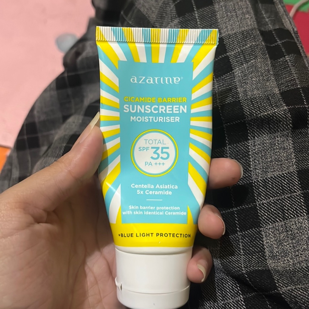 Azarine Cosmetics Cicamide Barrier Sunscreen Moisturiser SPF35 PA ...