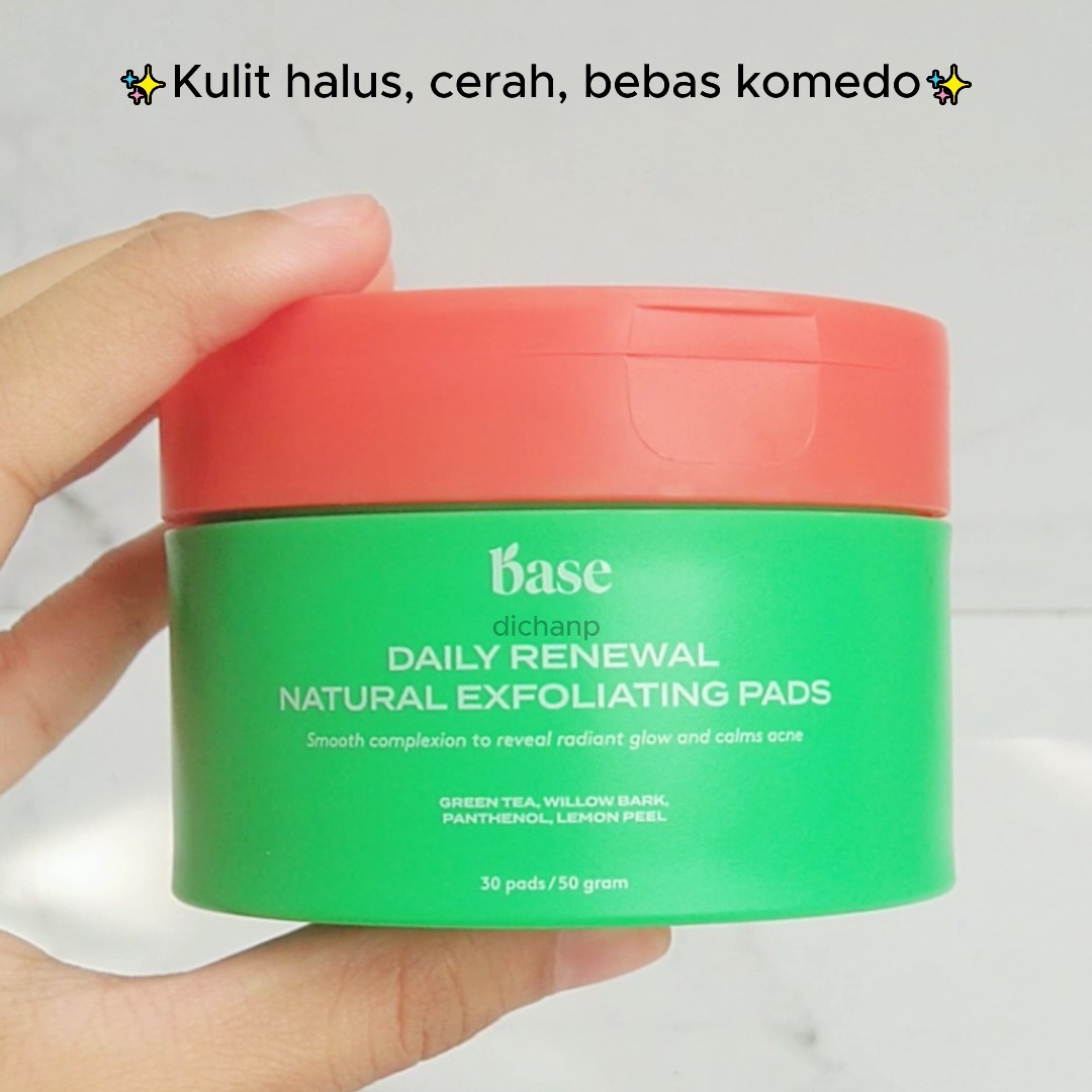 BASE Daily Renewal Natural Exfoliating Pads - Beauty Review