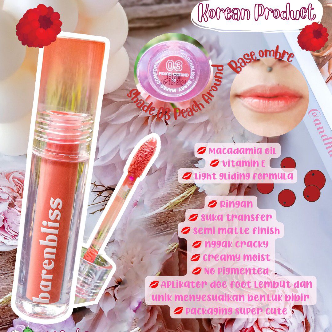 Barenbliss Berry Makes Comfort Lip Matte - Beauty Review