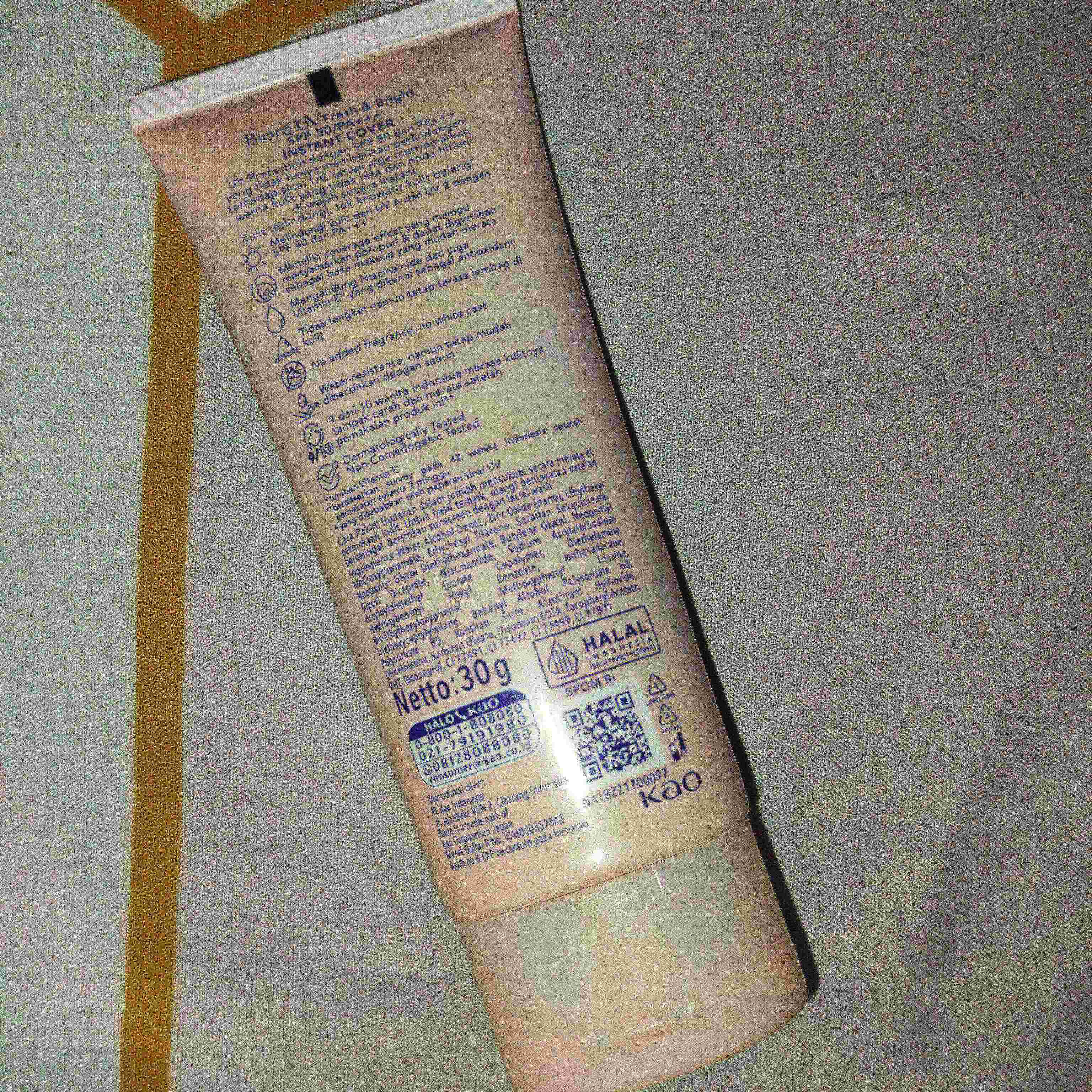 Biore UV Fresh & Bright Instant Cover - Beauty Review