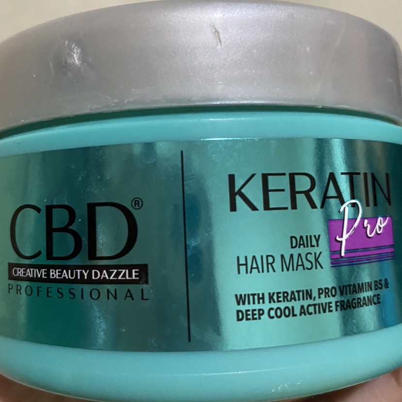CBD Keratin Pro Daily Use Hair Mask - Beauty Review