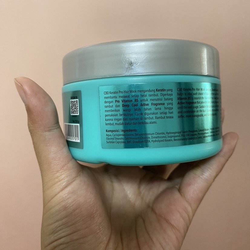 CBD Keratin Pro Daily Use Hair Mask - Beauty Review