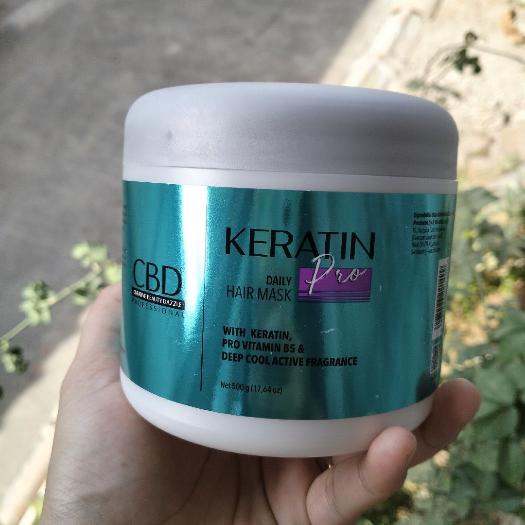 CBD Keratin Pro Daily Use Hair Mask - Beauty Review