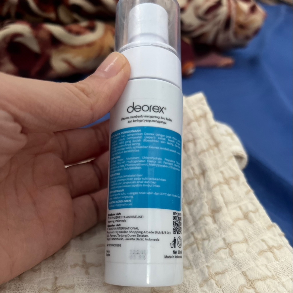 Deorex Body Odorizer Spray Non Perfume - Beauty Review