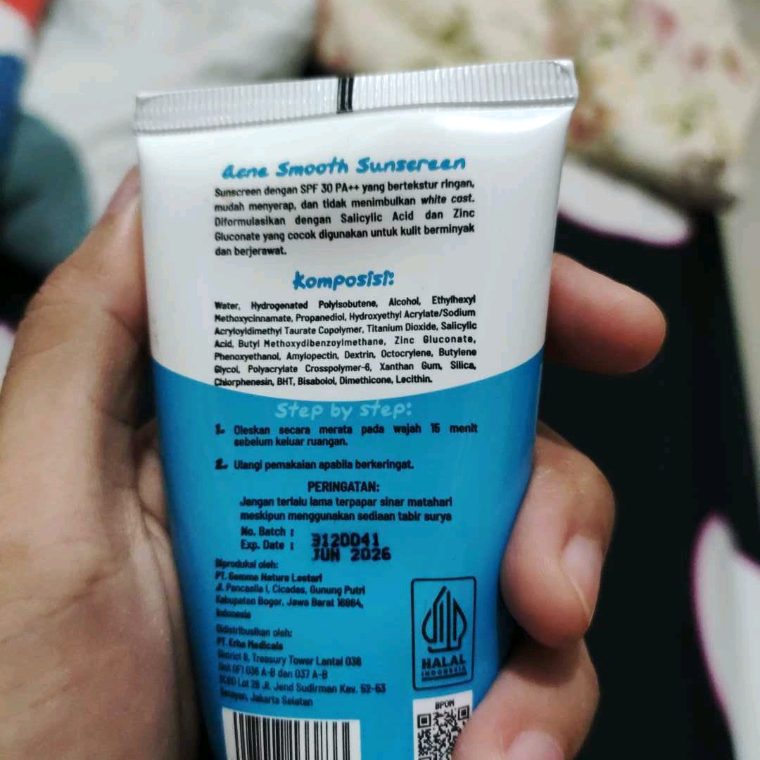 Dermies Clear Me Acne Smooth Sunscreen - Beauty Review