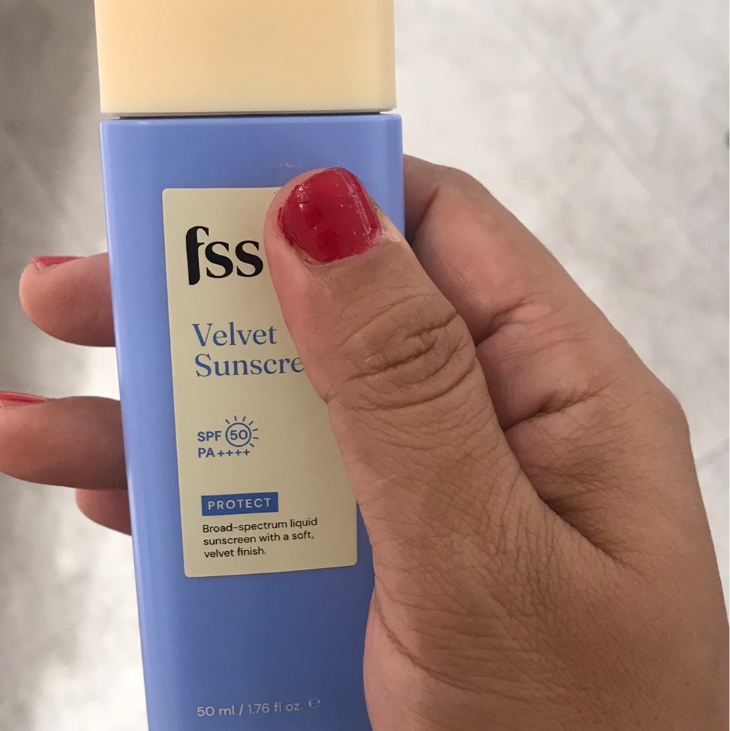 For Skin's Sake (FSS) Velvet Sunscreen SPF 50 PA++++ - Beauty Review