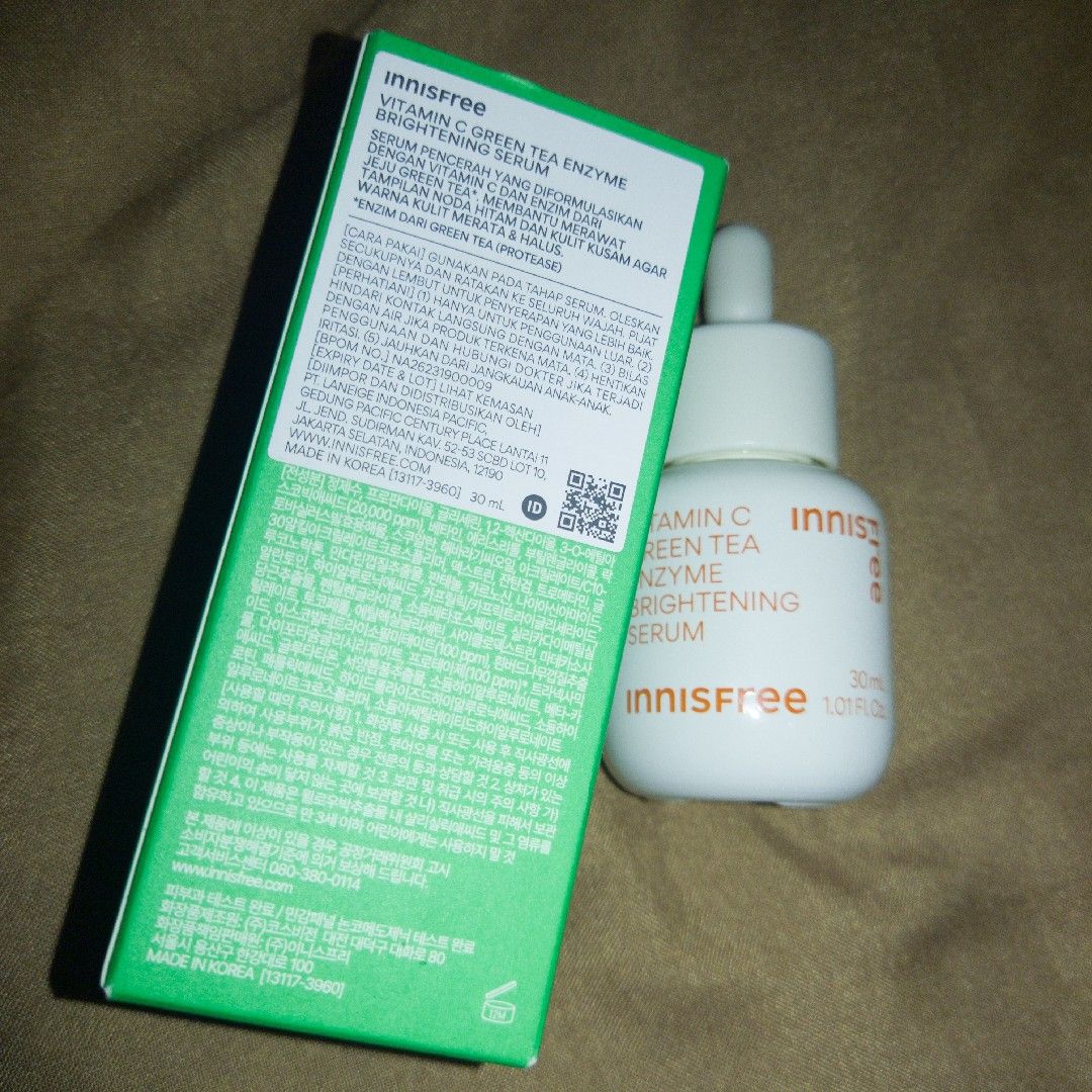 Innisfree Vitamin C Green Tea Enzyme Brightening Serum - Beauty Review