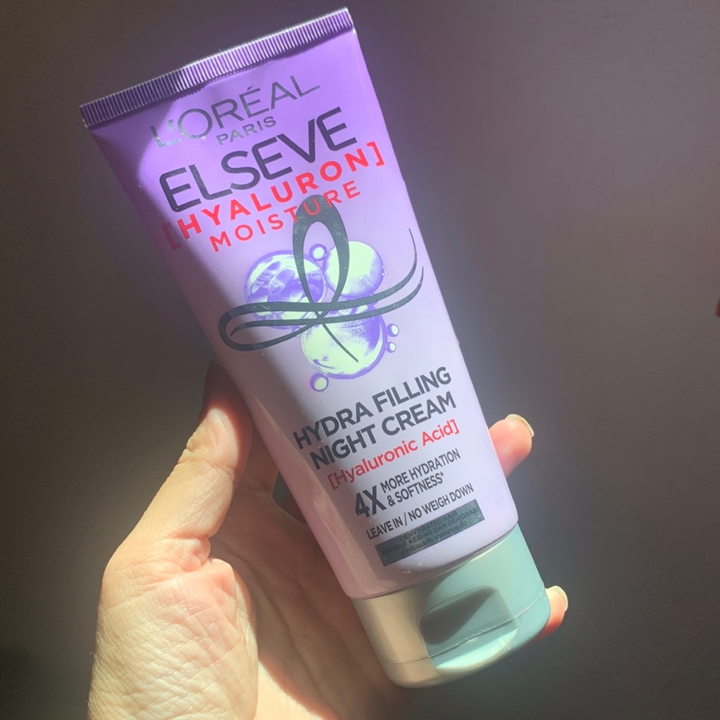 L'Oreal Paris ELSEVE Hyaluron Moisture Hair Hydra Filling Night Cream ...