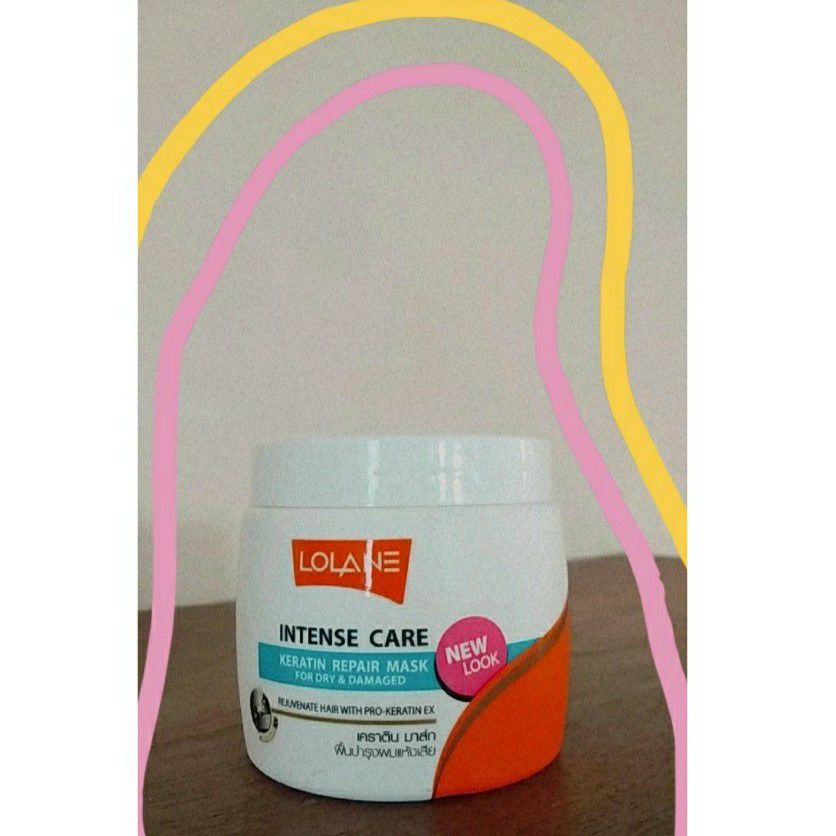 Lolane Intense Care Keratin Repair Mask (Blue) - Beauty Review