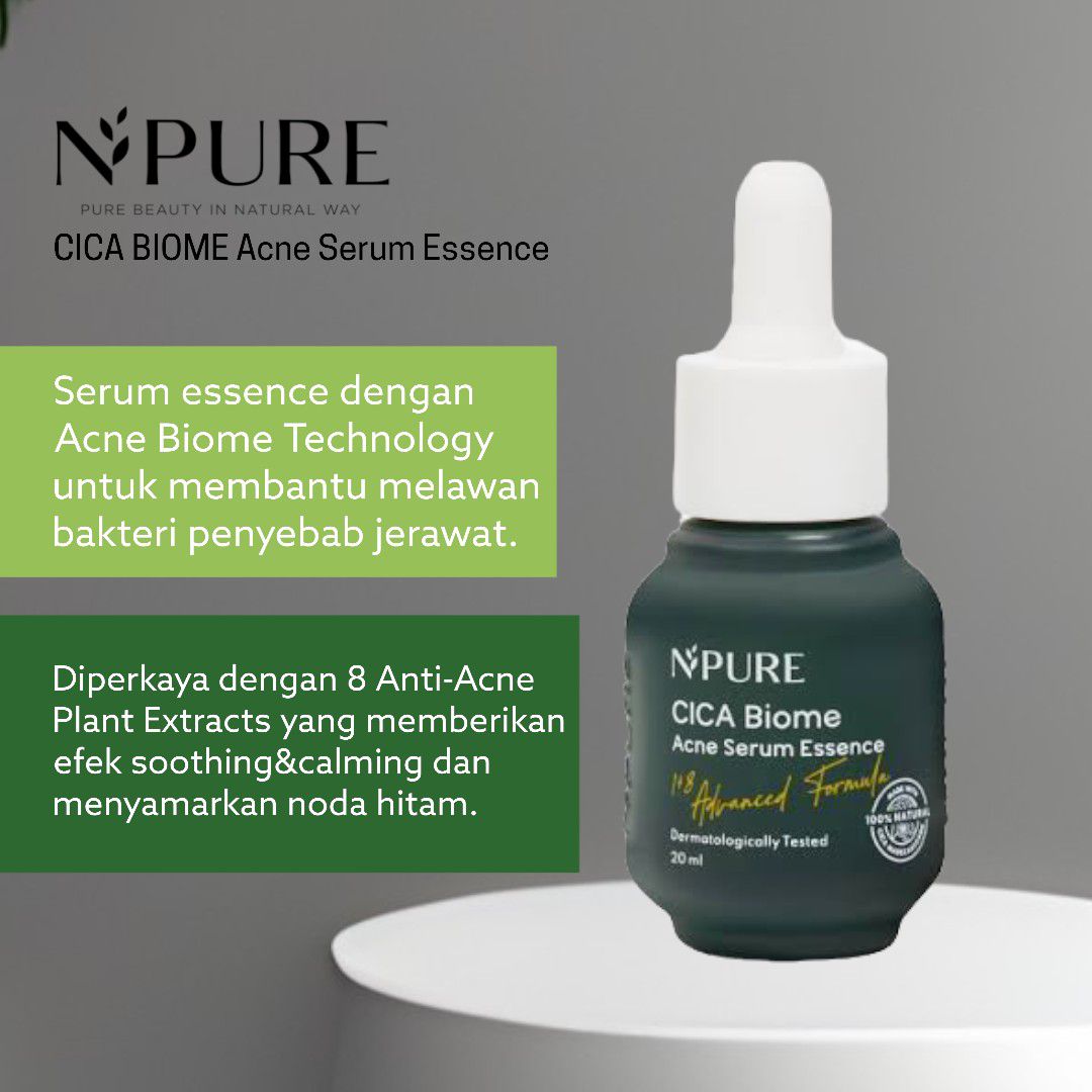 NPURE Cica Biome Acne Serum Essence - Beauty Review
