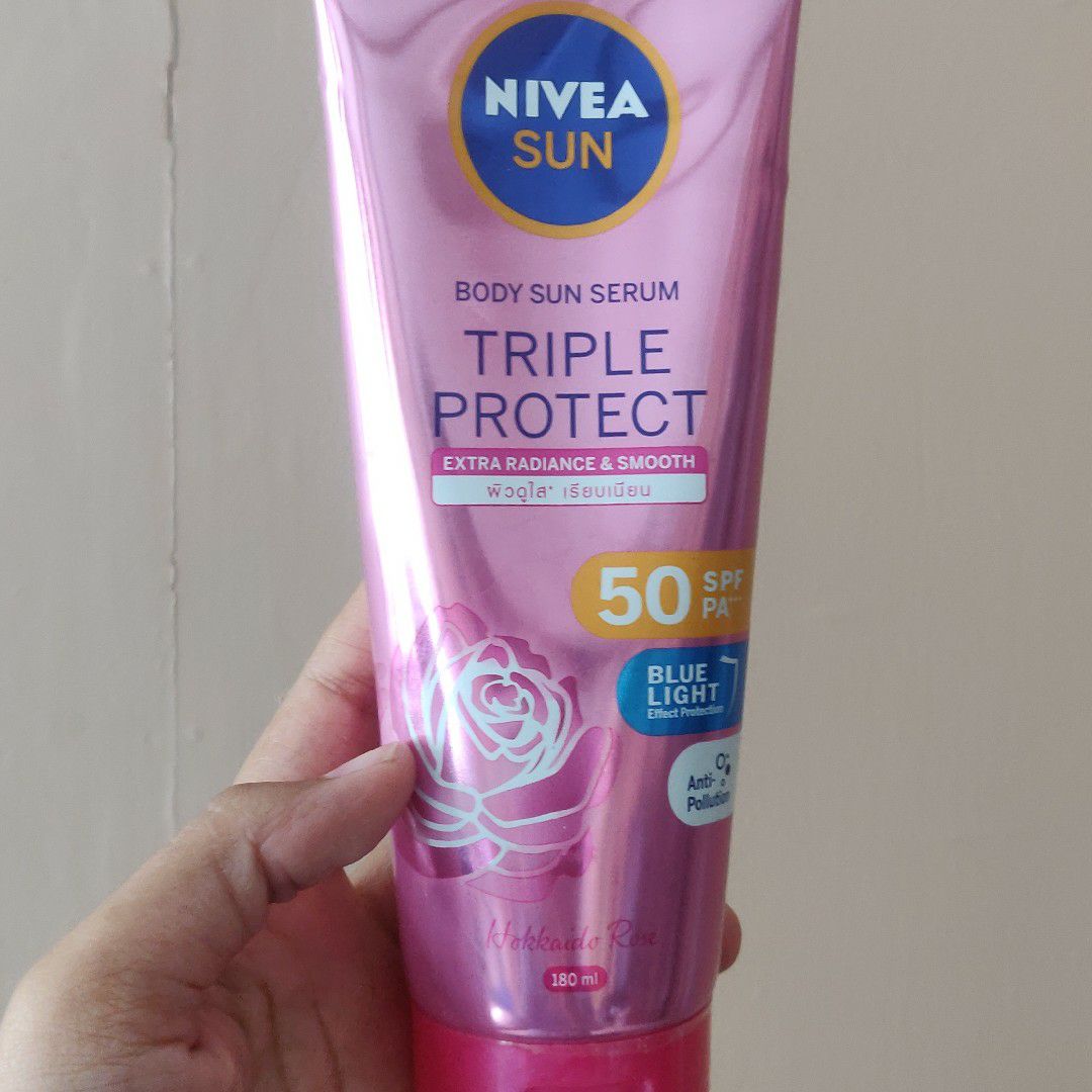 NIVEA Body Sun Serum Triple Protect Extra Radiance and Smooth SPF 50 PA ...