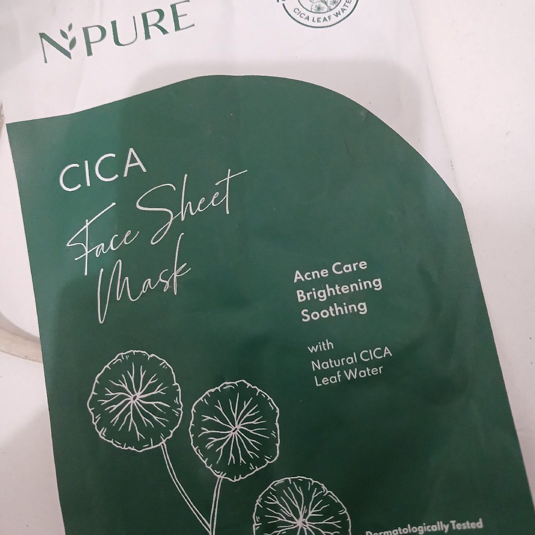 NPURE Cica Face Sheet Mask - Beauty Review