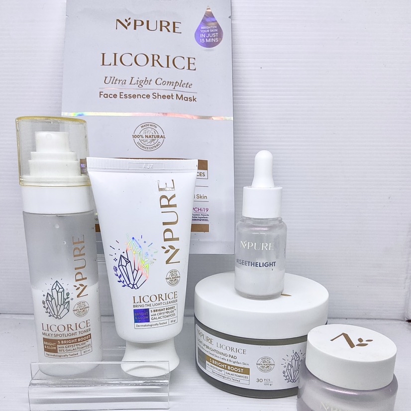 NPURE Licorice Ultra Light Complete Face Essence Sheet Mask - Beauty Review