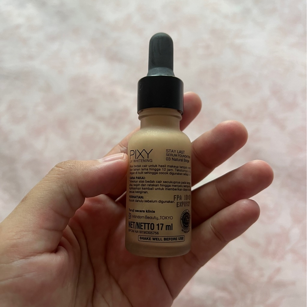 PIXY Stay Last Serum Foundation - Beauty Review