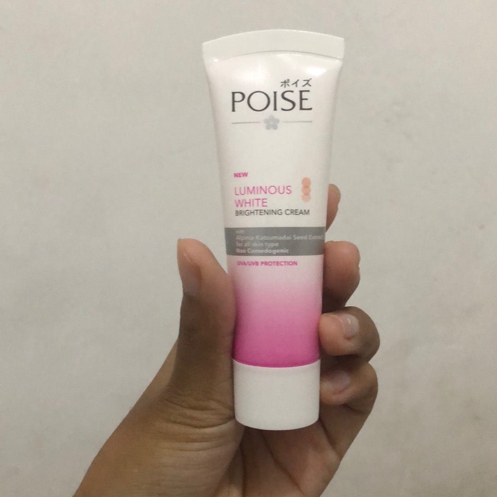 Poise Luminous White Brightening Cream SPF 36 PA ++++ - Beauty Review