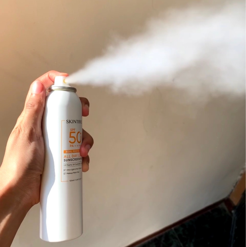 Skintific All Day Light Sunscreen Mist - Beauty Review