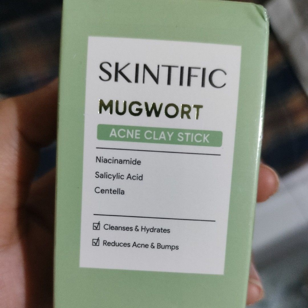 Skintific Mugwort Acne Clay Stick - Beauty Review