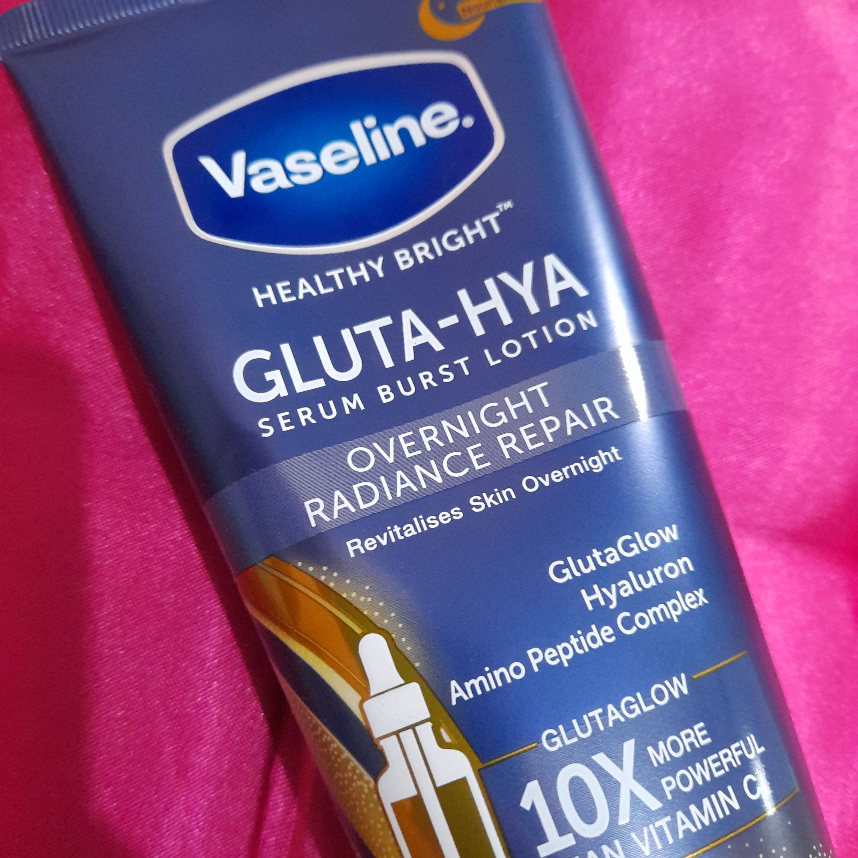 Vaseline Healthy Bright Gluta-Hya Overnight Radiance Repair - Beauty Review