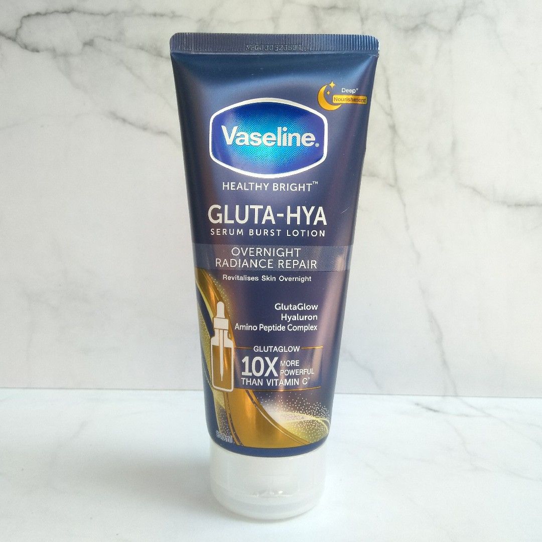 Vaseline Healthy Bright Gluta-Hya Overnight Radiance Repair - Beauty Review