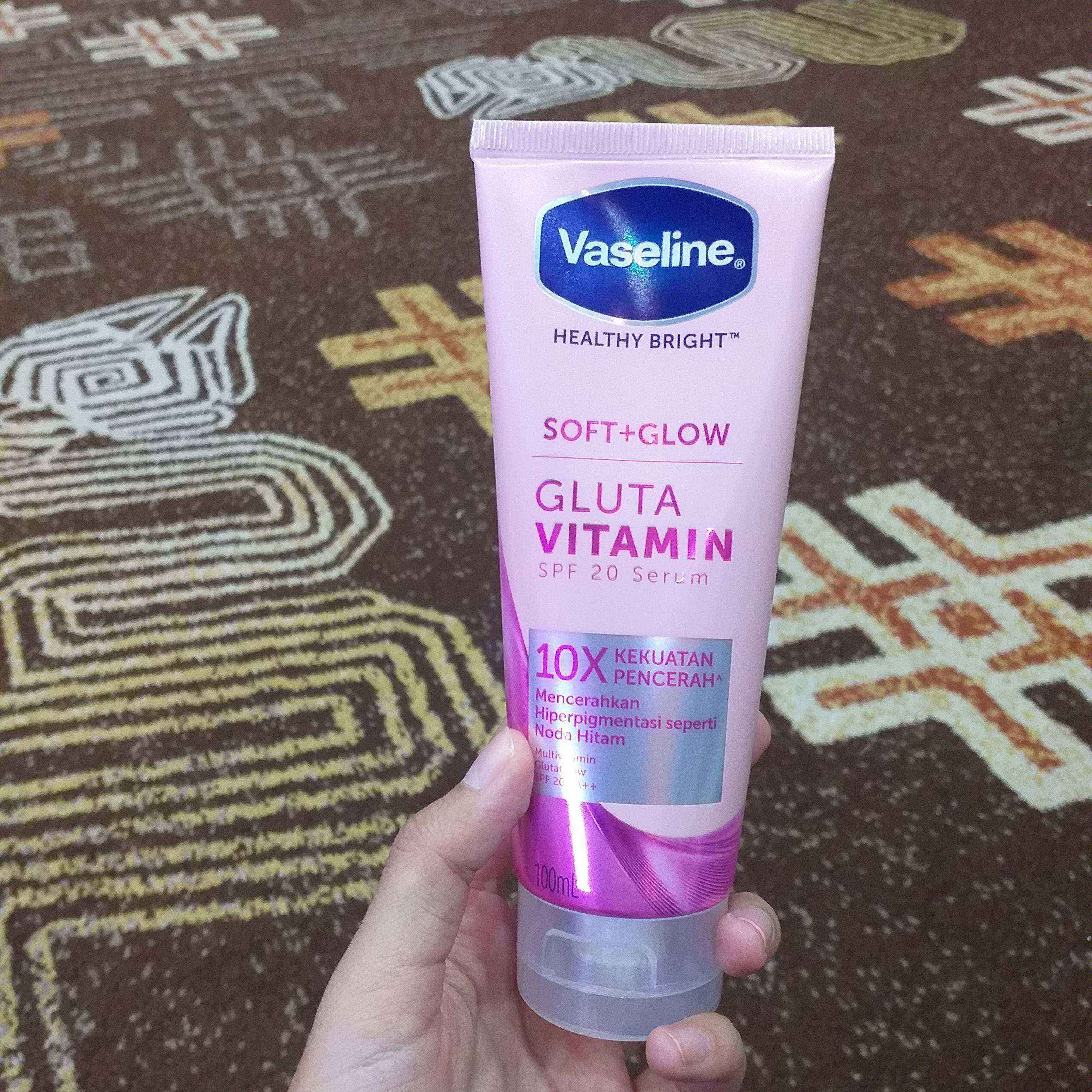Vaseline Soft Glow Gluta Vitamin SPF 20 Body Serum - Beauty Review