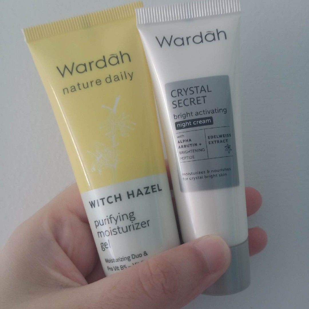 Wardah Crystal Secret Bright Activating Night Cream - Beauty Review