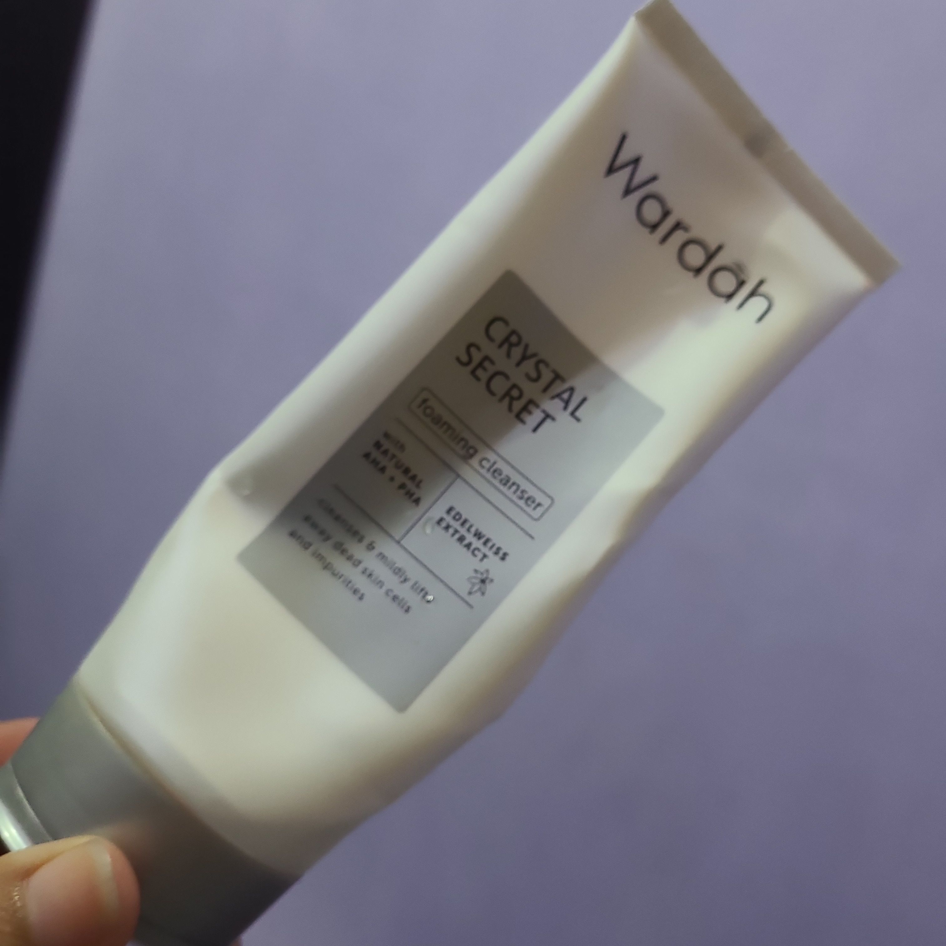 Wardah Crystal Secret Foaming Cleanser with Natural AHA + PHA - Beauty ...