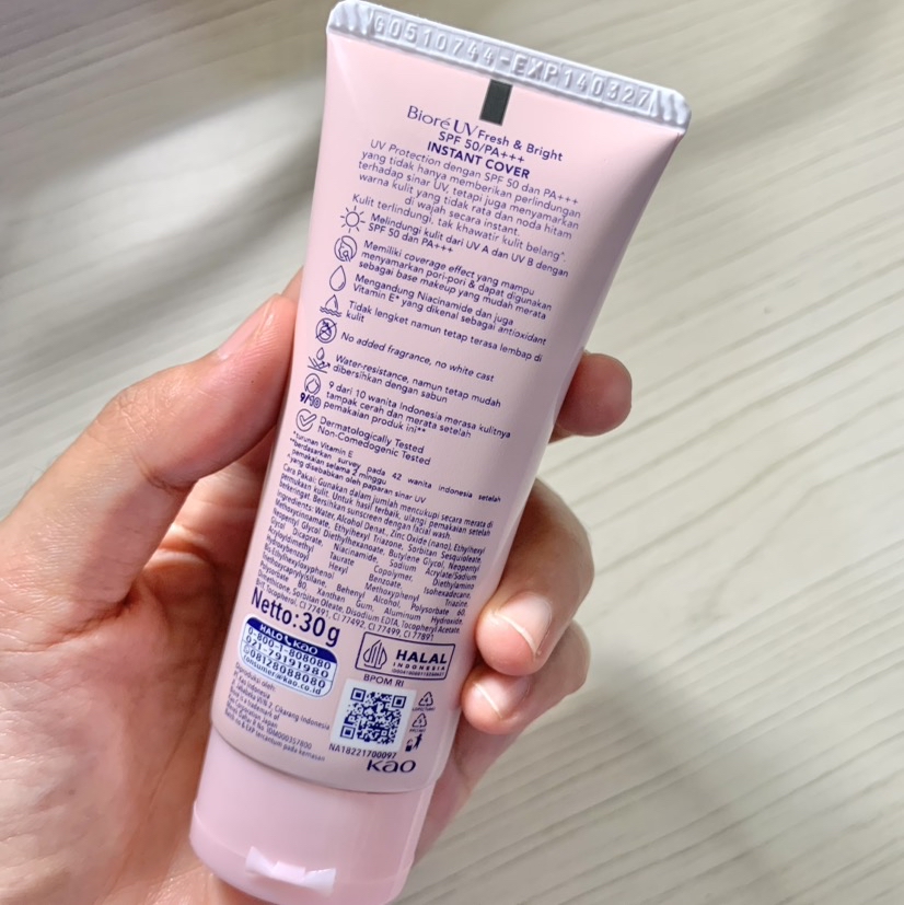 Biore UV Fresh & Bright Instant Cover - Beauty Review
