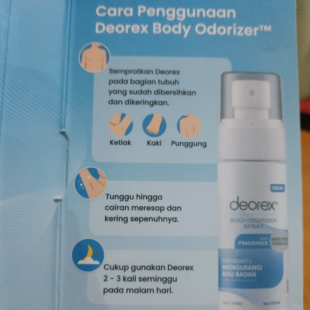 Deorex Body Odorizer Spray Non Perfume - Beauty Review