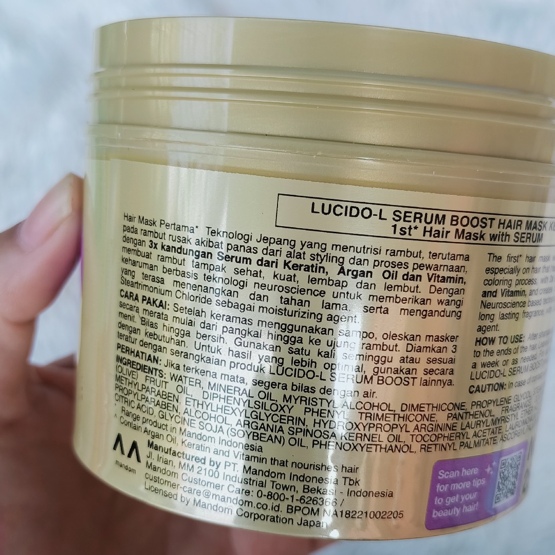 Lucido-L Serum Boost Hair Mask - Beauty Review