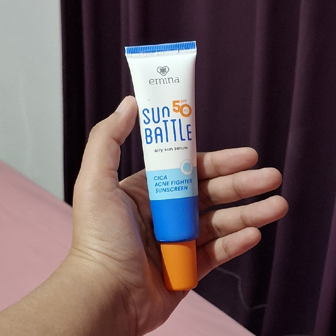Emina Sun Battle SPF 50 PA++++ Cica Acne Fighter Sunscreen - Beauty Review