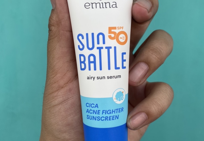 Emina Sun Battle SPF 50 PA++++ Cica Acne Fighter Sunscreen - Beauty Review
