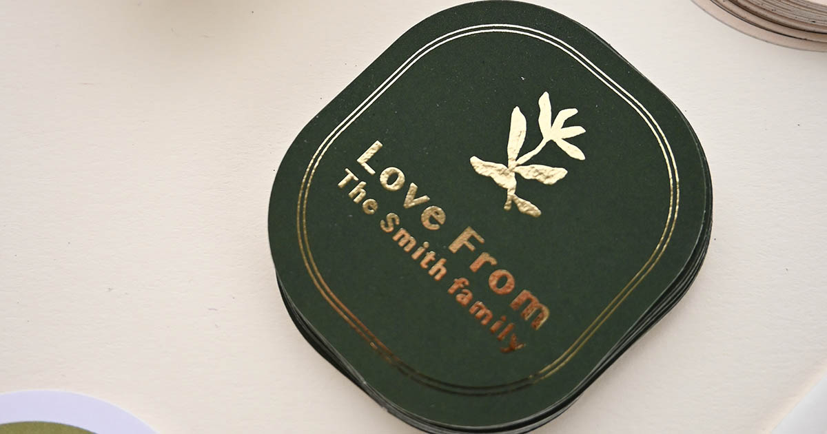 Foil & Digital Print Sticker by Paperlust Print Shop