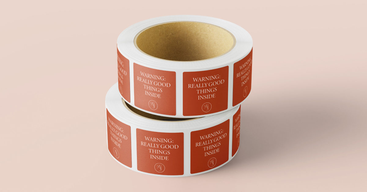 Rounded Corner Labels by Paperlust Print Shop