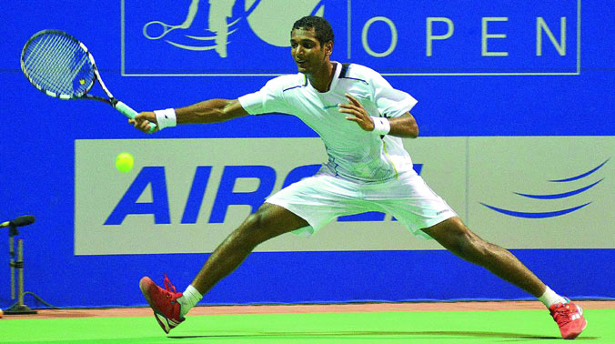 Ramkumar races into last 8