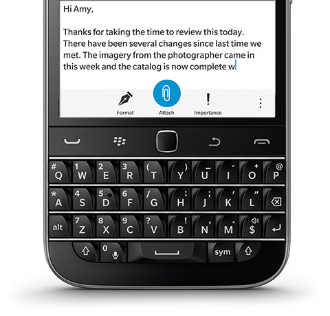 BlackBerry launches Classic smartphone with physical keypad