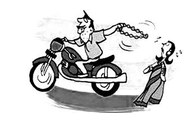 Woman injured as chain is snatched