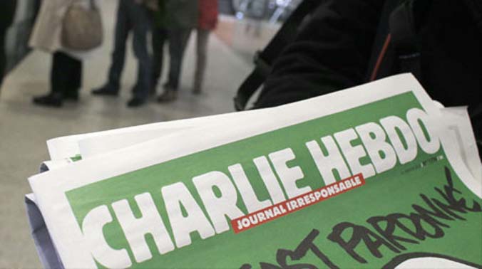 A year after attack, Charlie Hebdo pokes fun at God