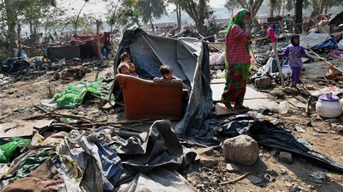 Delhi slum demolition: Autopsy report shows infant died of head and ...