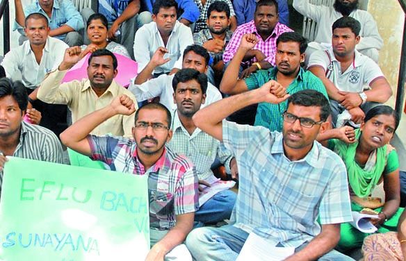 Eflu students plan Maha Dharna on May 19