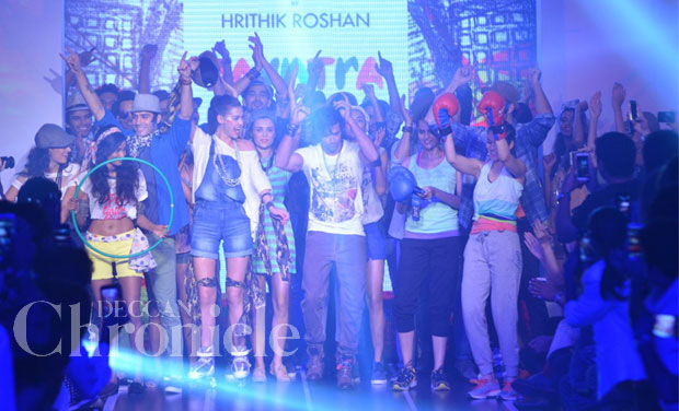 Hrithik Roshan launches 'HRX' casual wear at fashion week